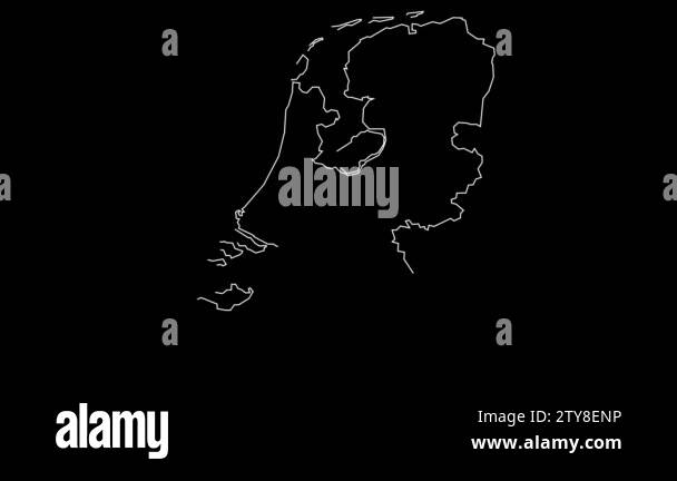 Netherlands map outline Stock Videos & Footage - HD and 4K Video Clips ...