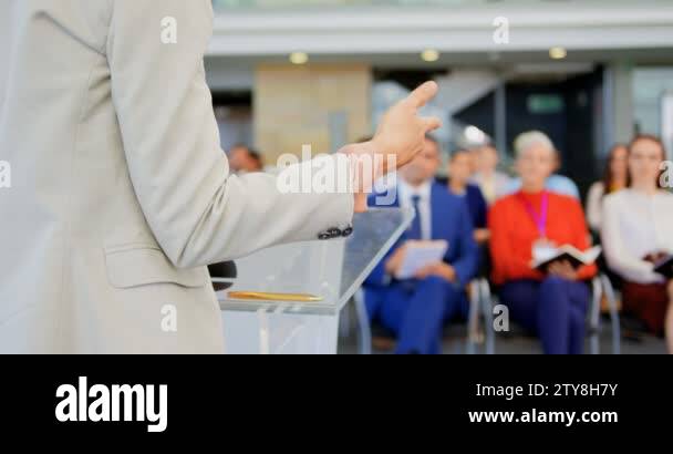 Speaking in public speaker Stock Videos & Footage - HD and 4K Video ...