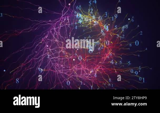 Background motion graphic design animated of Internet data ...