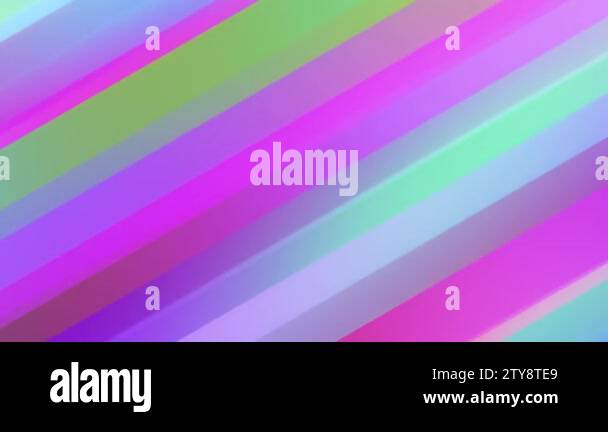 Seamlessly looping iridescent skewed flowing gradient lines. Animated ...