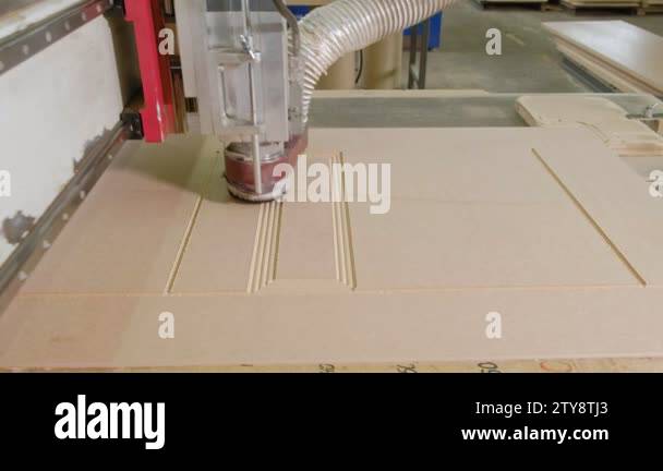 work of the milling machine, prepares wooden blanks for the door, the ...