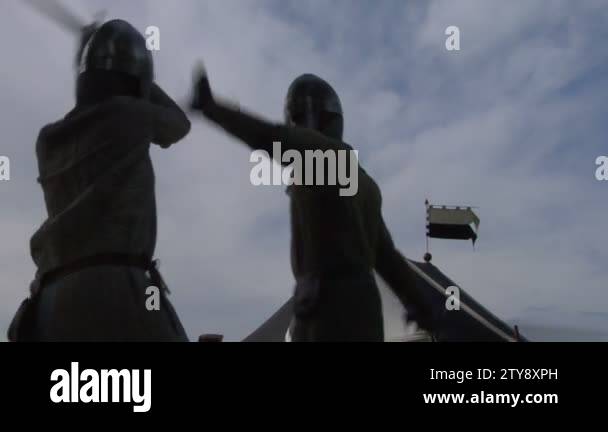 Reenactment of the Battle of Legnano between the forces of the Holy ...