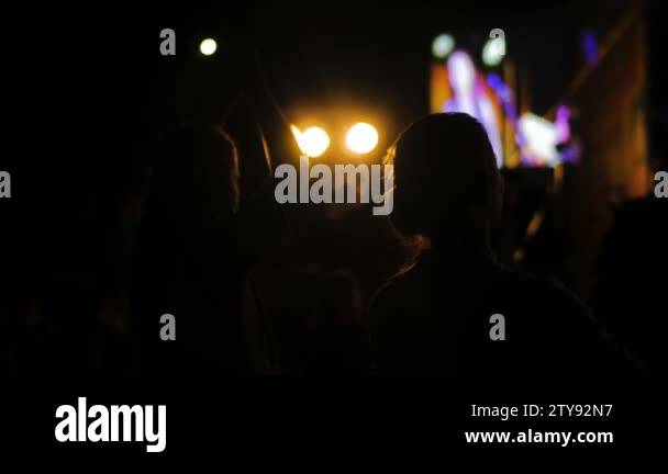 Clapping silhouette stage Stock Videos & Footage - HD and 4K Video ...