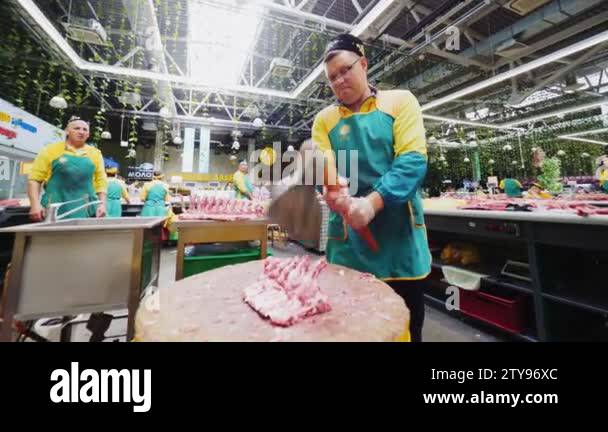Butcher stand Stock Videos & Footage - HD and 4K Video Clips - Alamy
