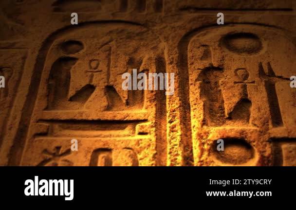 Ancient Egyptian Symbol of ten commandments or another object of ...