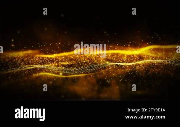 Digital gold color particles light Stock Videos & Footage - HD and 4K ...