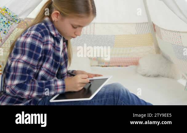 Kid using tablet drawing Stock Videos & Footage - HD and 4K Video Clips ...