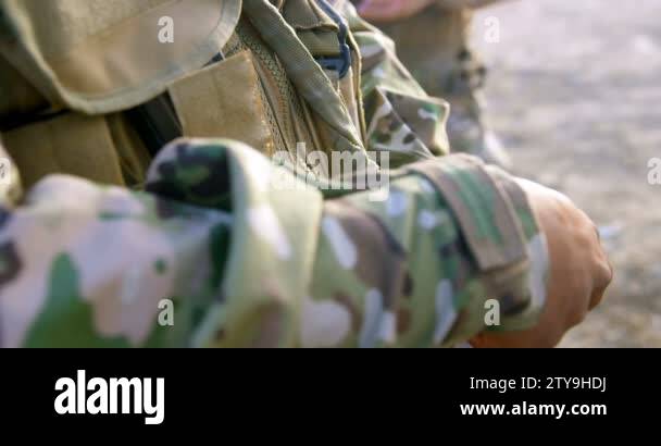 Army soldier military standing holding weaponry Stock Videos & Footage - HD and 4K Video Clips ...