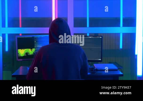 Hacker in hood jacket Stock Videos & Footage - HD and 4K Video Clips ...