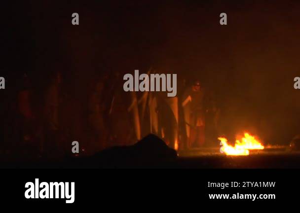 Reenactment of the Battle of Legnano between the forces of the Holy ...