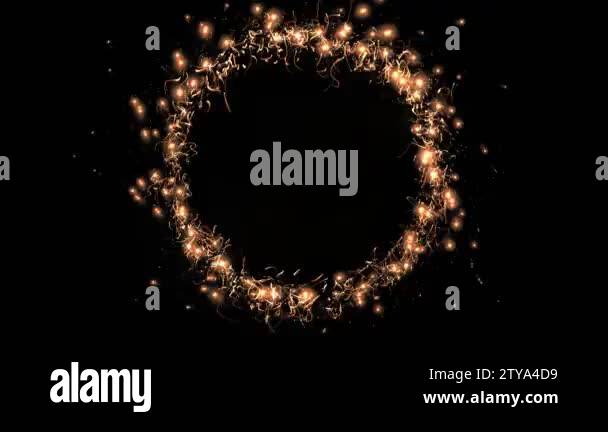 Abstract Magic Golden Crown Spinning Loop/ 4k animation of an abstract ...