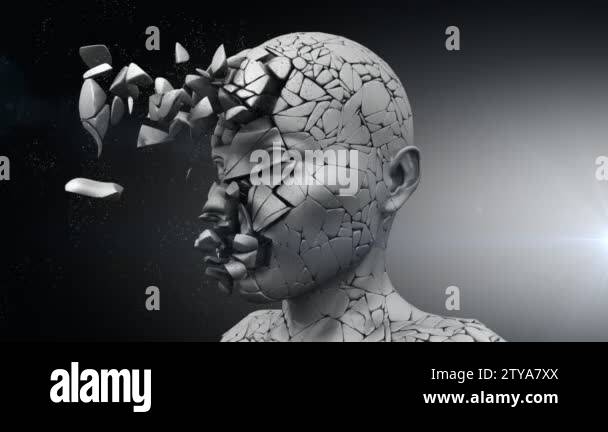 Female head breaking Stock Video Footage - Alamy