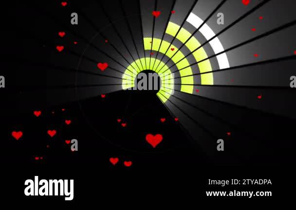 Audio Equalizer bars design sound waves animated disco graphic motion ...