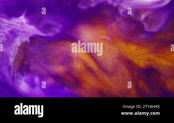 Fluid art slow motion. Abstract acrylic texture artwork. Fluid painting ...