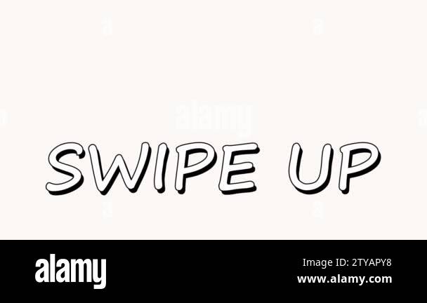 Arrows animation on a black or white background. Swipe up animated ...