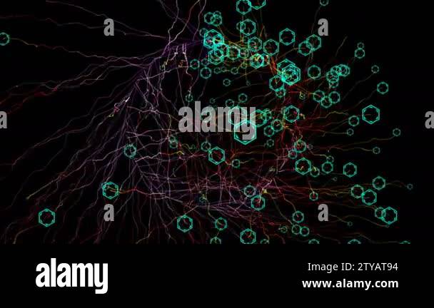 Background motion graphic design animated of Internet data ...