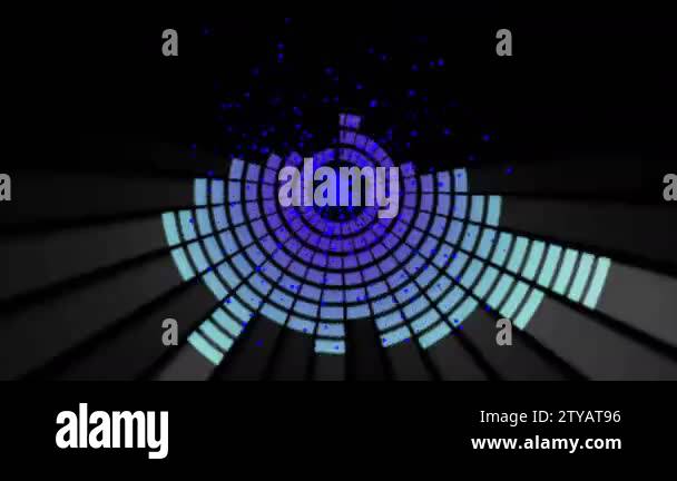 Audio Equalizer bars design sound waves animated disco graphic motion ...