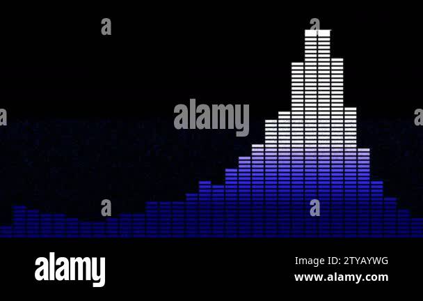 Audio Equalizer bars design sound waves animated disco graphic motion ...