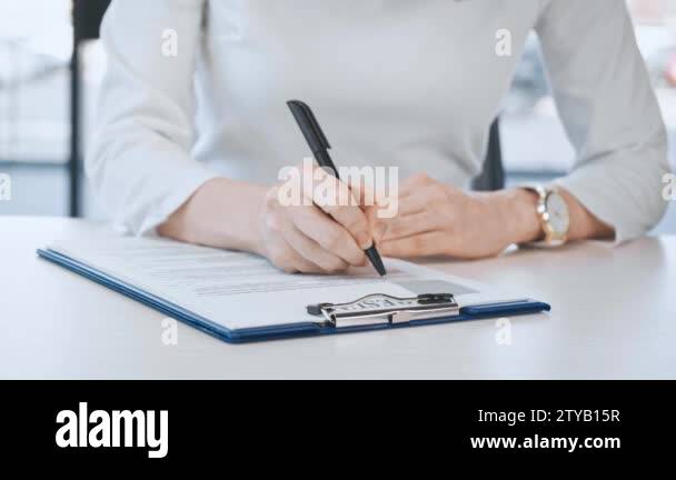 Cv signature Stock Videos & Footage - HD and 4K Video Clips - Alamy