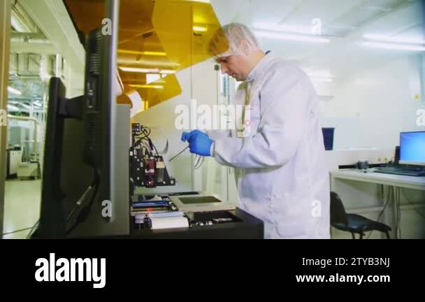 Worker in uniform connects cables Stock Videos & Footage - HD and 4K ...