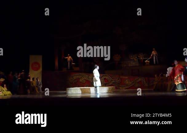 DNIPRO, UKRAINE DECEMBER 22, 2018: Classical Opera by Giacomo Puccini ...