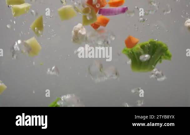 Background from mixed vegetables Stock Videos & Footage - HD and 4K ...