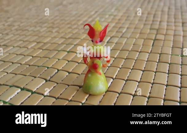 Tohe, the traditional toys in Vietnam made by colored rice powder Stock ...