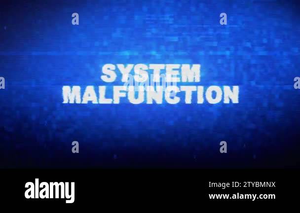 ystem Malfunction Text Digital Noise Twitch Glitch Distortion Effect ...