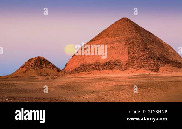 broken pyramid is an Egyptian pyramid in Dakhshur, erected during the ...