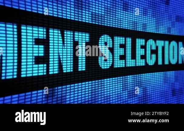 Management Selection Side Text Scrolling LED Wall Pannel Display Sign ...