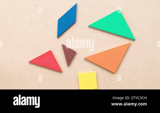 Tangram puzzle Stock Videos & Footage - HD and 4K Video Clips - Alamy
