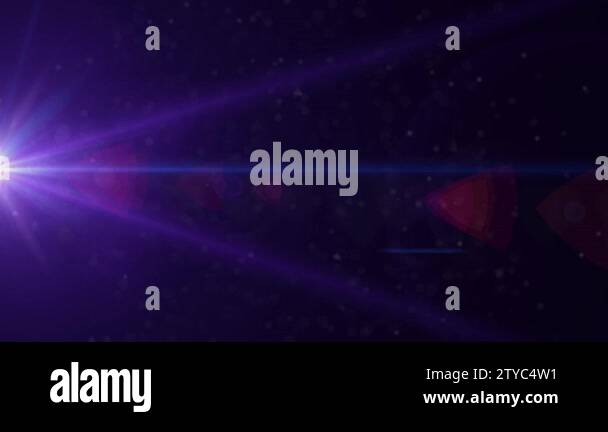 anamorphic lens flare 3840x2160 4K, lights background Stock Video ...