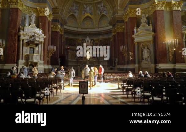 Szent istvan bazilika st st stephens basilica Stock Videos & Footage ...