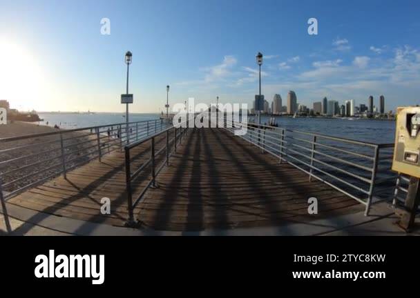 Pier leading coronado ferry landing Stock Videos & Footage - HD and 4K ...