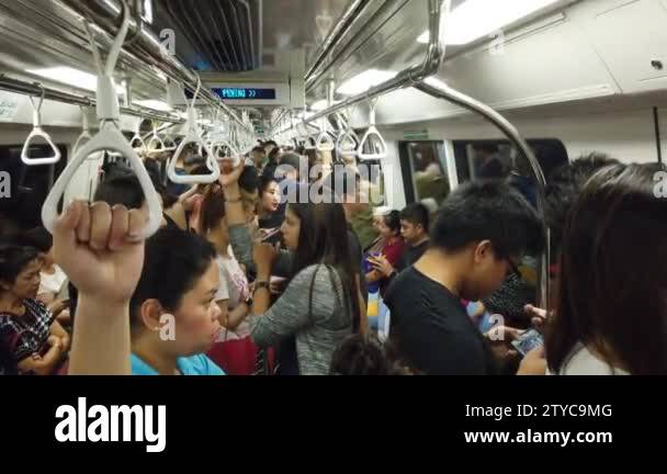 Inside subway train mrt mass Stock Videos & Footage - HD and 4K Video ...