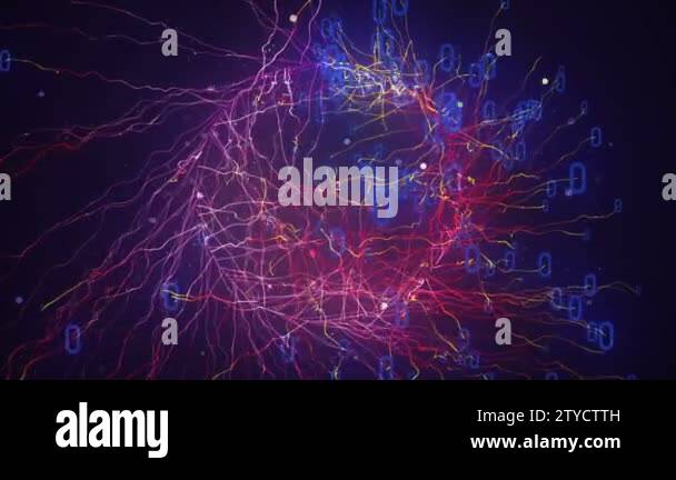 Background motion graphic design animated of Internet data ...