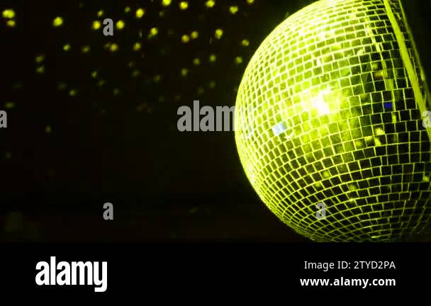 Disco Ball, view from below, from the disco ball beams, stage light ...