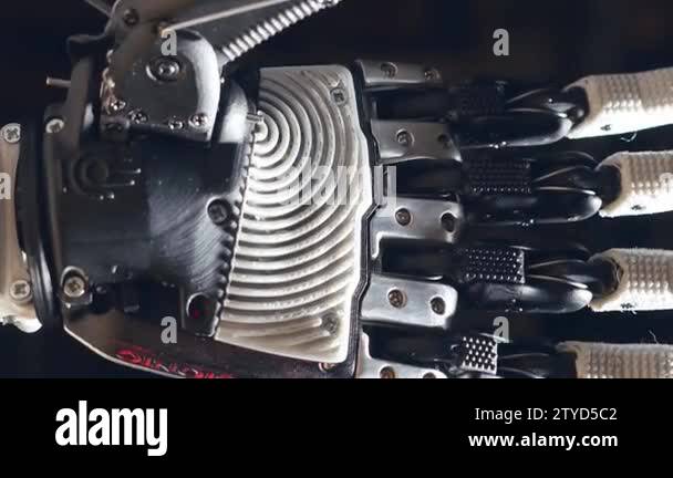 Modern prosthetic hand moving fingers Stock Videos & Footage - HD and ...