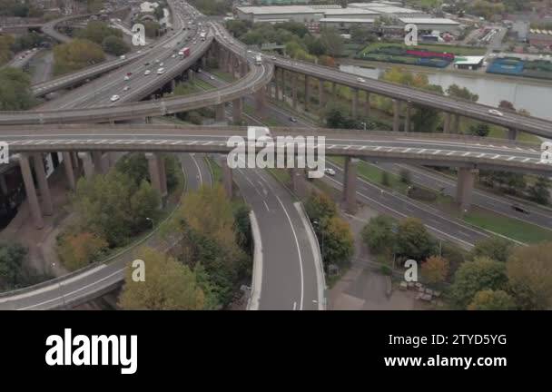 Spaghetti junction m6 Stock Videos & Footage - HD and 4K Video Clips - Alamy