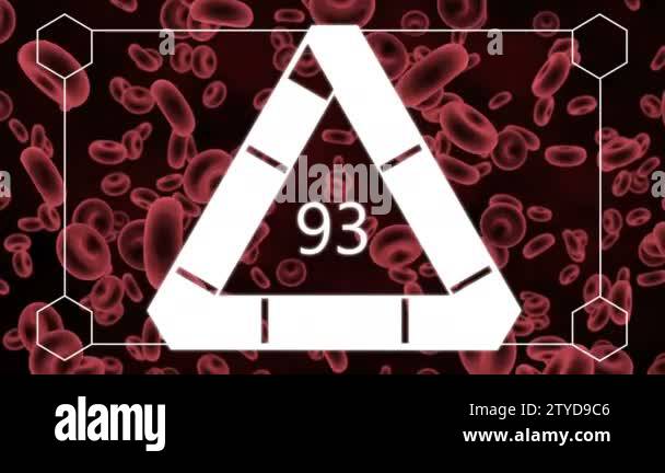 Digital composite of white border with hexagon shapes in the corners ...