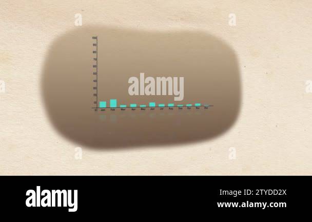 A stunning 3d rendering of a bar graph with coloured lines shifting ...