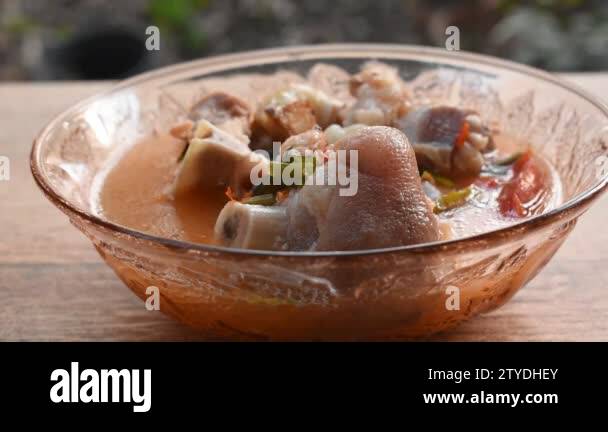 Boiled pork leg slice Stock Videos & Footage - HD and 4K Video Clips ...