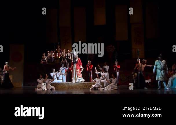 DNIPRO, UKRAINE DECEMBER 22, 2018: Classical Opera by Giacomo Puccini ...