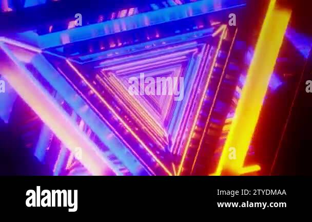 80s Triangle VJ Retro Background (Loop Stock Video Footage - Alamy
