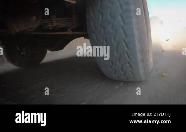 The rear wheels powertrain system of the 4 wheels off road drive light ...