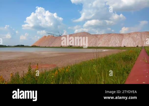 Terrikon or terrikonik - dump, artificial embankment from waste rock ...
