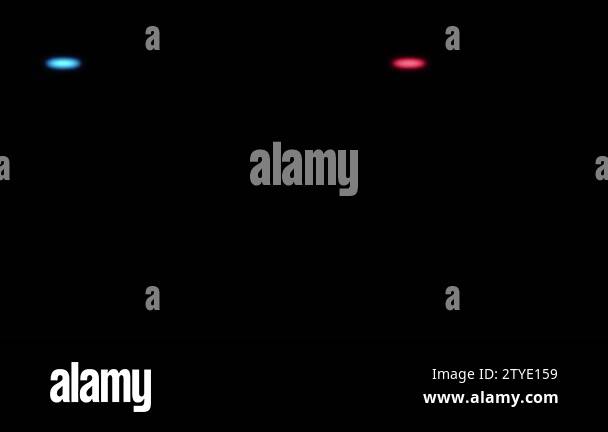 Animation of red blue ellipse shape with light effect running around ...