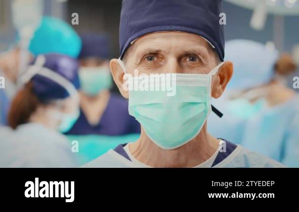Portrait mature surgeon operating room Stock Videos & Footage - HD and ...