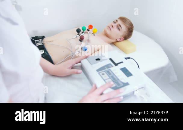 Man receiving electrocardiogram Stock Videos & Footage - HD and 4K ...