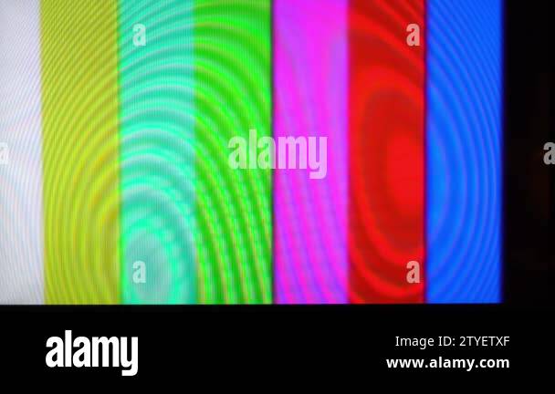 full frame footage of tv signal error for background Stock Video ...